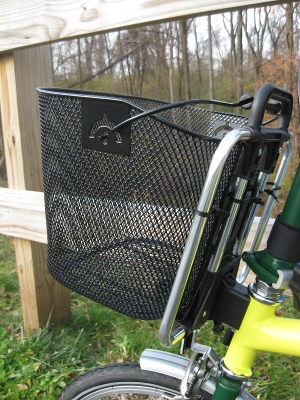 Wire Basket for my Brompton – The Brompton Diaries